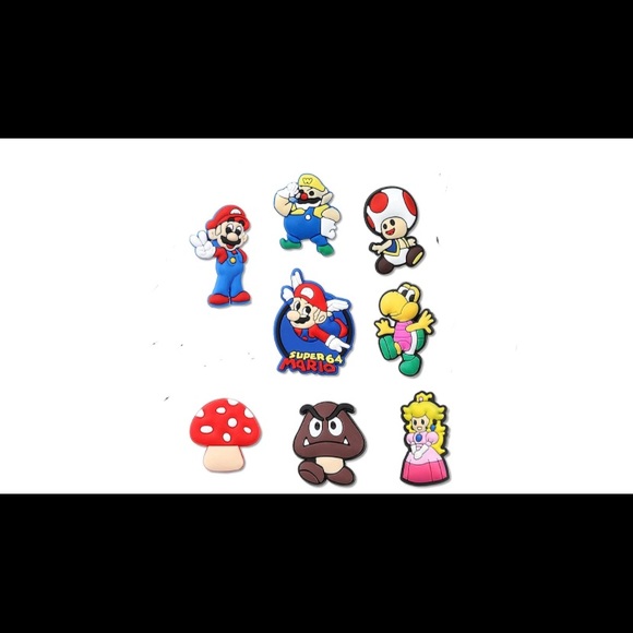 CROCS | Accessories | 8pc Mario Jibbitz | Poshmark